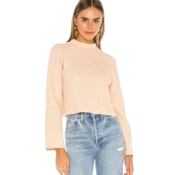 superdown | Sweaters | Revolve Superdown Womens Light Tan Mock Neck ...